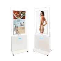 Quality 55 Inch Double-sided Floor Standing Advertising Screen Hd Lcd Transparent for sale