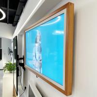 Quality Wholesale 32 43 55 Inch Wood Digital Photo Frame Display Wall Mount NFT Full HD for sale