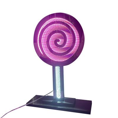 China Produtos de decoração de Natal Estilo de luz de Natal LED Lollipop Espelho mágico acrílico à venda