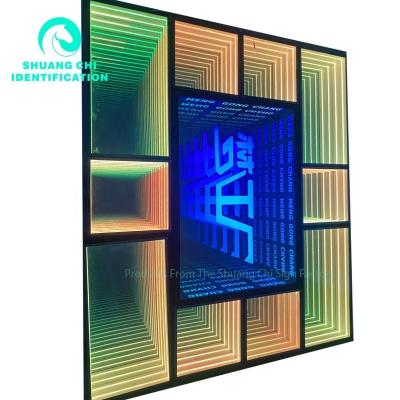 中国 室外 3D LED ライトアップ 床 深い鏡 ネオン 深い魔法鏡 サイズ オーダーメイド 販売のため