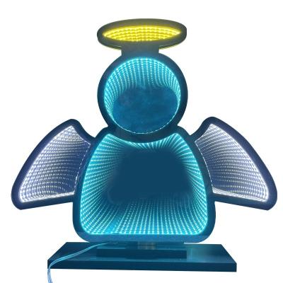 中国 クリスマスエンジェル翼 LEDライト オカシオン クリスマスデコレーション アクリルマジックミラー 販売のため