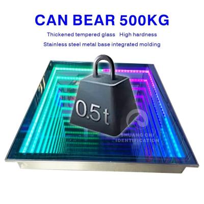 Cina 80 IP 67 Acciaio inossidabile vetro temperato Piastrelle per pavimenti da ballo a led sensibili alla pressione in vendita