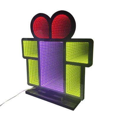 China Luz LED Espelho mágico acrílico para decoração de Natal à venda