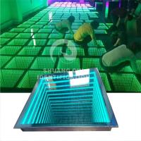 China DMX512 Controlled IP67 Rated Interactive LED Dance Floor with Pressure Sensitive Tech for sale