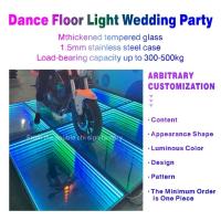 China Customized Size Luminous Character Mirror for Technological Light and Shadow Infinity for sale