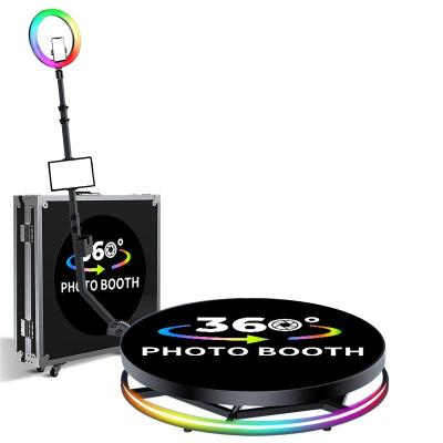 China 360-fotobooth-machine met automatische 360-fotobooth en platformhoogte van 25 cm Te koop