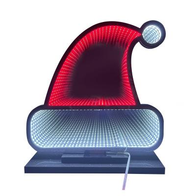 Chine Lumière décorative de Santa Patio Signal Led Tunnel Mirror Infinite Abyss Lumière pour l' intérieur à vendre