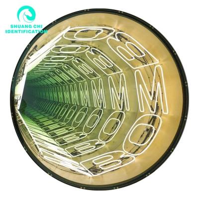 Cina Segnaletica all'interno e all'esterno Abyssal 3D Mirror Neon Mirror con spessore personalizzato in vendita