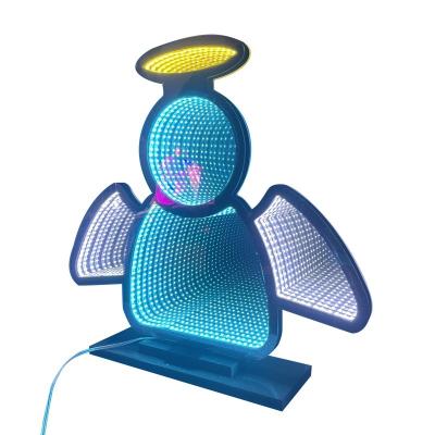 Chine Fête de Noël Fête de Noël Double miroir à l'infini avec une lumière fantôme à profondeur infinie à vendre