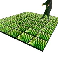 China 3D Infinity LED Mirror Dance Floor For Wedding Party Support Dimmer Brick Lights for sale