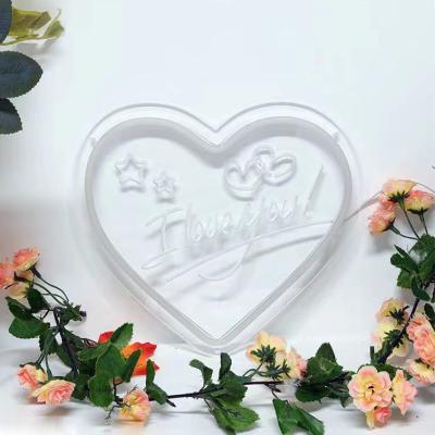 Cina Decorazione murale con lettere acriliche con segnale al neon a LED in vendita
