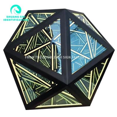 Cina Fine 2023 Materiale Visione 3D Melaleuca Specchio Abisso Specchio con luce LED ad alta luminosità in vendita