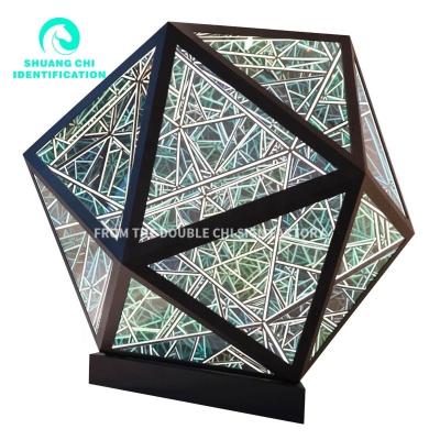 Cina 2023 Infinite Extension Digital Signage LED Light Box Mirror Abyss Neon Mirror per interni in vendita