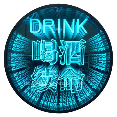 Cina La decorazione da parete da non perdere Specchio al neon 3D per KTV e spazi interni in vendita
