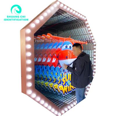 Cina La decorazione da parete da non perdere Specchio al neon 3D per KTV e spazi interni in vendita