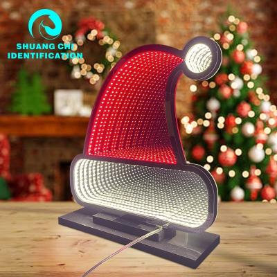 Cina IP44 80 Ra Natale 2024 Decorazione Luce all'aperto Specchi acrilici 3D Specchio Infinity in vendita