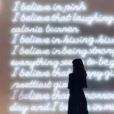 China Marquise Letters Good Vibes Open LED Neon Sign Lights com cor personalizada à venda