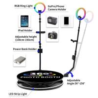 China 25CM Platform Height Selfie Platform 360 Photo Booth with Wireless Automatic Rotating for sale
