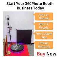 China 25CM Platform Height Selfie Platform 360 Photo Booth with Wireless Automatic Rotating for sale