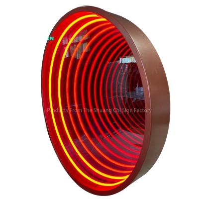 Cina Collegamento di alimentazione Infinity Custom LED Screen Mirror Neon Sign For Any Organization in vendita