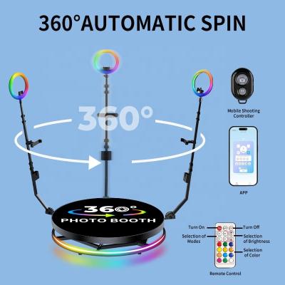 China 25 cm de altura de la plataforma automática 360 cabina para eventos al aire libre y fotografía selfie en venta