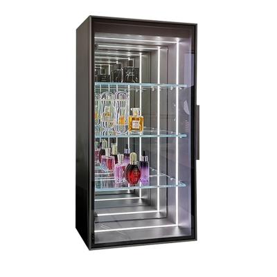 Cina Eleva il tuo soggiorno con la porta in vetro LED Infinity Mirror Wine Cabinet in vendita