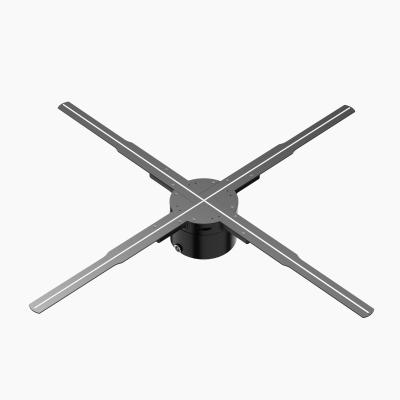 Cina Supermercati Contenuto caricare APP 75x2 Wifi ologramma LED Ventilatore per proiezione di ologrammi 3D in vendita