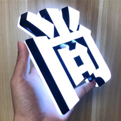Cina OEM Outlet Acrilico Front e Back LED caratteri luminosi per il cartello pubblicitario in vendita