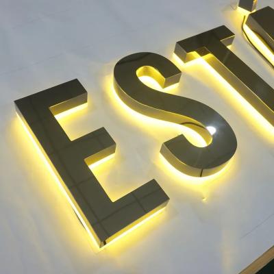 Cina OEM Outlet Acrilico Front e Back LED caratteri luminosi per il cartello pubblicitario in vendita