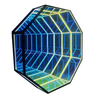 中国 カラーレッド3Dネオンウォール インフィニティミラートンネル 販売のため