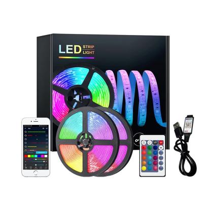 Cina Servizio di soluzioni di illuminazione 30 metri 12V Bluetooth LED Strip Light con 5050 RGB RGBIC in vendita