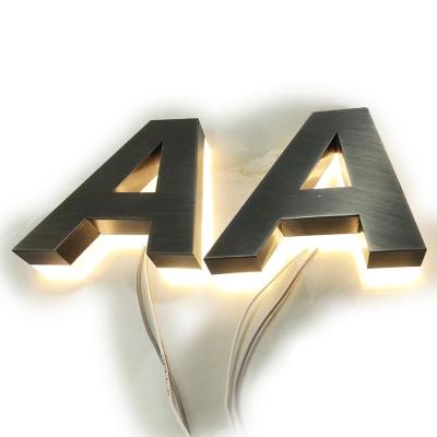 Cina Strisce acrilica a LED in acciaio inossidabile caratteri luminosi per cartelloni pubblicitari esterni in vendita