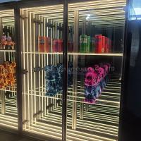 China Infinity Abyss Mirror Display Case Customizable Colors and Customized Thickness Options for sale