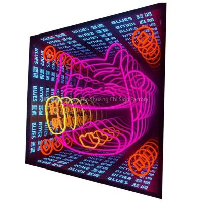 Cina Luce neon a specchio rosso estetico e efficienza luminosa di 80lm/w per funzionale in vendita