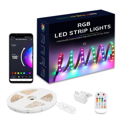 Cina 5m 10m 12v 24v Rgbw Smart Home Led Light Strip Durata di vita 50000 ore 2024 Hot Seller in vendita