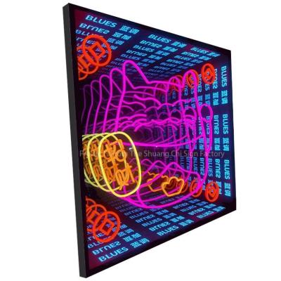 Cina Trasforma il tuo spazio con Infinite Mirror 3D Custom Led Neon Sign Abbraccia la creatività in vendita