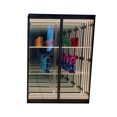 Cina Display cabinet ad alta luminosità a luce a LED riflettore infinito per ufficio casa soggiorno in vendita