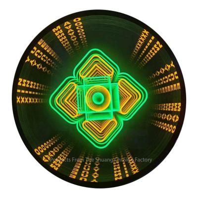 Cina Trasforma il tuo spazio con Infinite Mirror 3D Custom Led Neon Sign Abbraccia la creatività in vendita