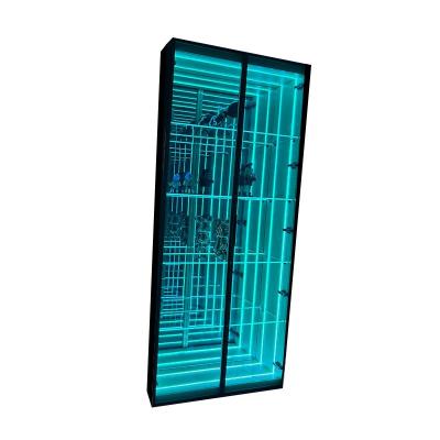 Cina Decorazione di eventi di matrimonio Neon in vetro a LED con custodia di visualizzazione a specchio in DC12V/AC110-220V in vendita