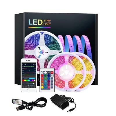 Cina Decorazione interna 5m 10m RGB luci a strisce a LED con controllo IR e SMD impermeabile 5050 in vendita