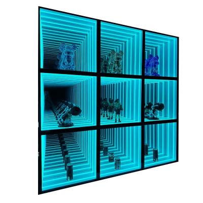Cina Home Azienda Abyss Mirror Neon Glow Display Cabinet Voltaggio DC12V/AC110-220V in vendita