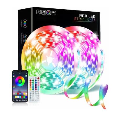 Cina Bluetooth Switch Mode 5050 SMD 220V 110V 100m Camera Smart Flessibile LED Light Bar Ignifuga RGB LED Strip Light in vendita