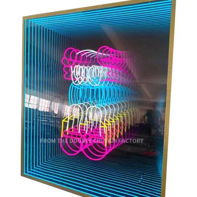 Cina 3D Magic Multicolor Mille strati Abyssal Neon Mirror Infinity Sì Supporto Dimmer 1- in vendita