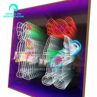 China 3D Magic Multicolor Thousand Layer Abyssal Neon Mirror Infinity Yes Support Dimmer 1- for sale