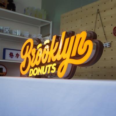 China Lichtgevende tekens LED-letterlichten Muurschild voor binnen- en buitenadvertentie Te koop