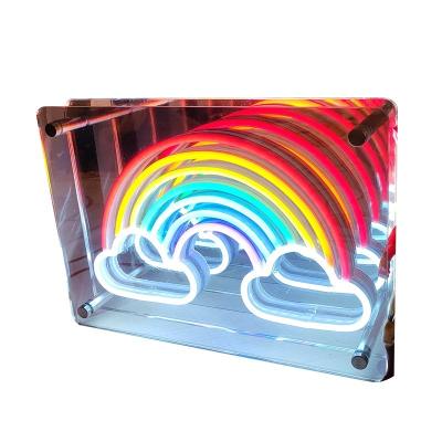 Cina Mini carattere luminoso 3D cartelloni pubblicitari specchio infinito Lettere LED con canale wireless in vendita