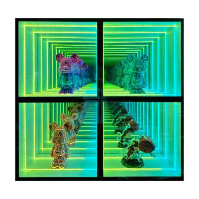 Cina Modello Lego Mini Figure Infinity LED Sign Display Case con tensione DC12V/AC110-220V in vendita