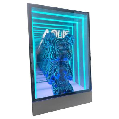 Cina Modello Lego Mini Figure Infinity LED Sign Display Case con tensione DC12V/AC110-220V in vendita