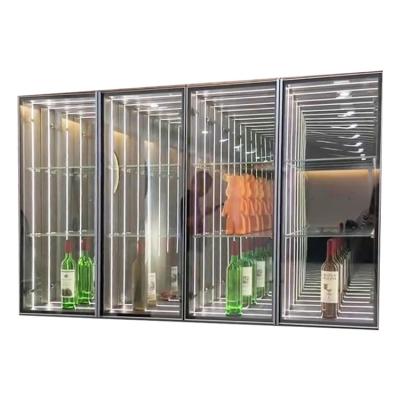 Cina Modello Lego Mini Figure Infinity LED Sign Display Case con tensione DC12V/AC110-220V in vendita