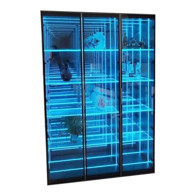 Cina Modello Lego Mini Figure Infinity LED Sign Display Case con tensione DC12V/AC110-220V in vendita